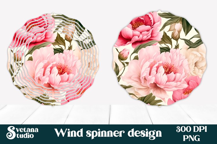 Flower wind spinner sublimation | Summer wind spinner