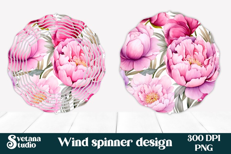 Flower wind spinner sublimation | Summer wind spinner