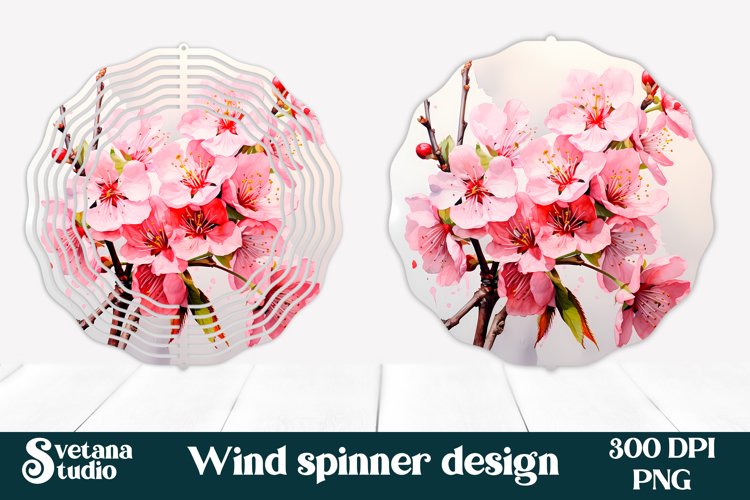 Flower wind spinner sublimation | Summer wind spinner