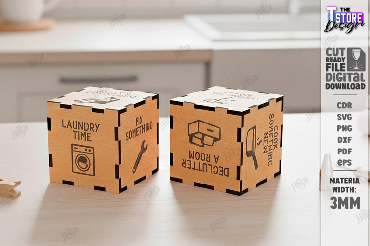 Decision Making Dice Laser Cut Files | Food and (6511350)