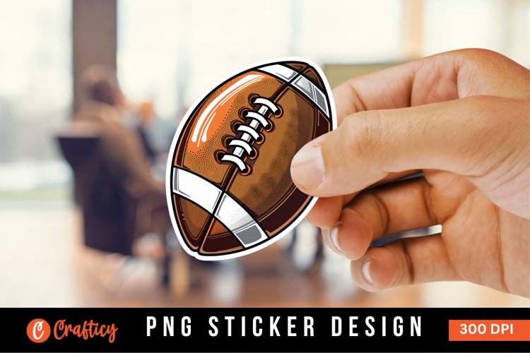 Football Sticker Clipart,Football printable Sticker