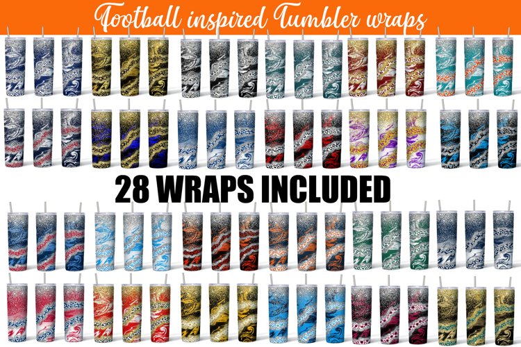 Glitter animal print Tumbler wraps for 20 oz skinny tumbler (2163068 ...