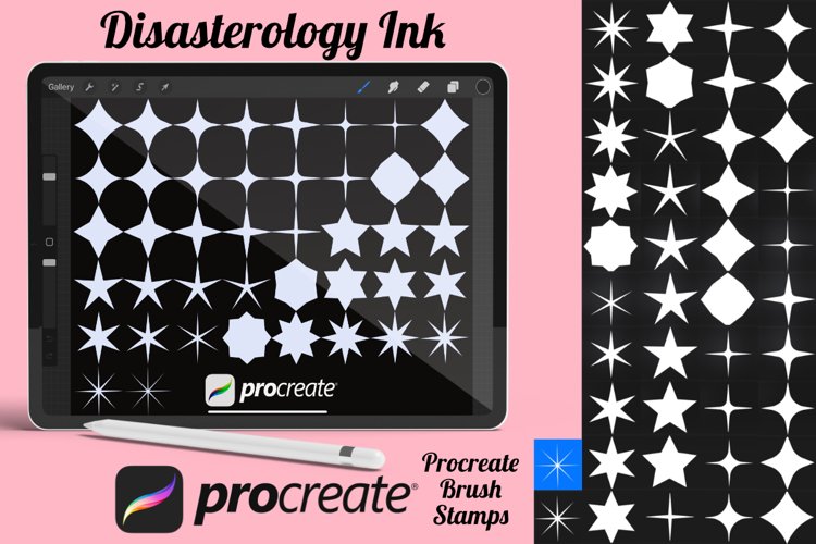 Lightning Brush Procreate | Design Bundles