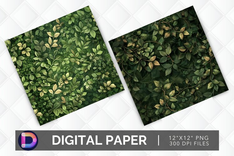 Forest Foliage Digital Paper