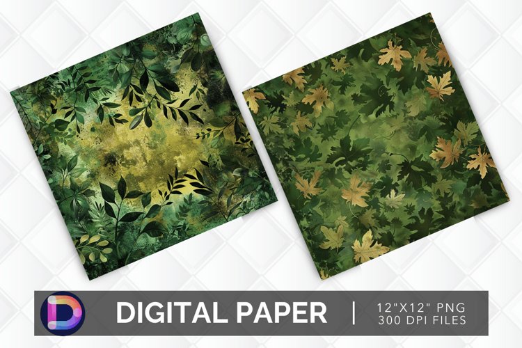 Forest Foliage Digital Paper
