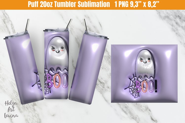 3D Puffy Tumbler Bundle Sublimation