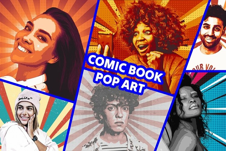 Editable Comic Art Photo Effect (2699432)
