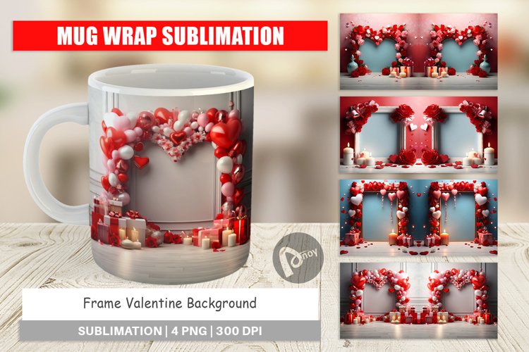 Mug sublimation background