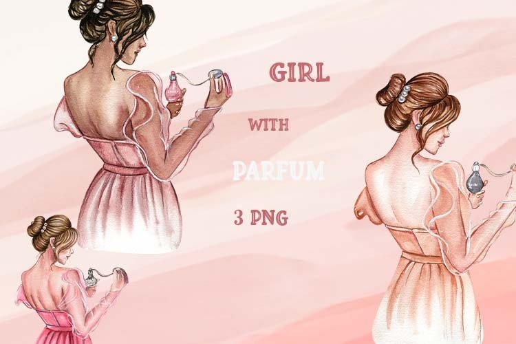 Perfume Bottle Drawing | Design Bundles