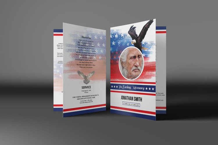 Funeral Template For Military Army