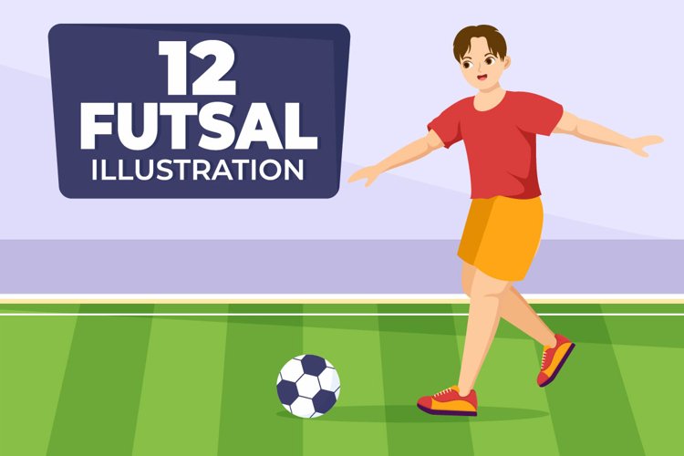 11 Futsal, Soccer or Football Sport Illustration