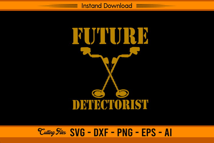Future Detectorist Metal Detecting SVG Design