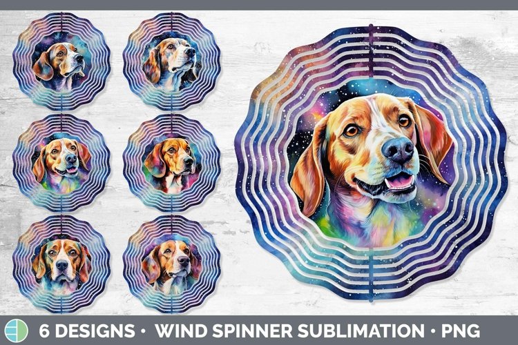 Galaxy Beagle Dog Wind Spinner | Bundle Spinner Designs