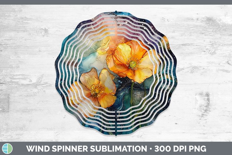 Galaxy Buttercup Wind Spinner Sublimation Spinner Designs