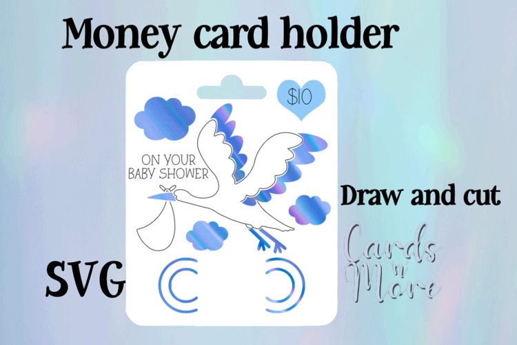 Baby Shower Money Card Holder, Cash holder, Gift, SVG, Money (2113362 ...