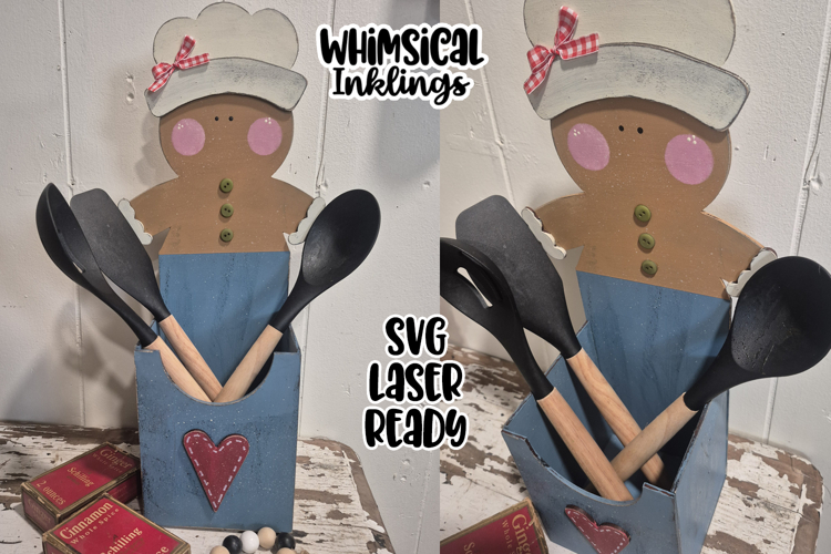 Gingerbread Kitchen Box Laser SVG