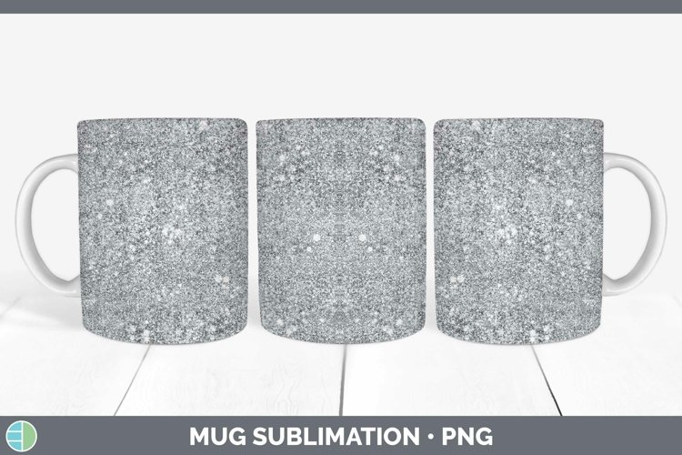 Glitter Slate Mug Wrap Sublimation Coffee Cup Designs