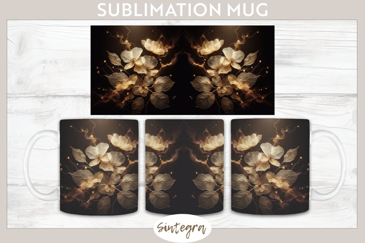 Glowing Periwinkles v2 Mug Wrap Sublimation