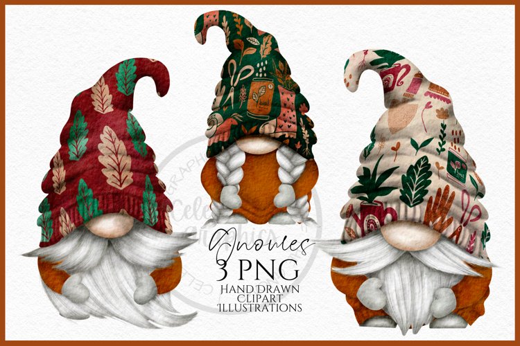 Gardening Gnomes | Gnome Clipart PNG