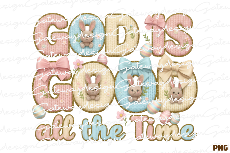 God Is Good All The Time Faux Yarn Png - Faux Yarn Png