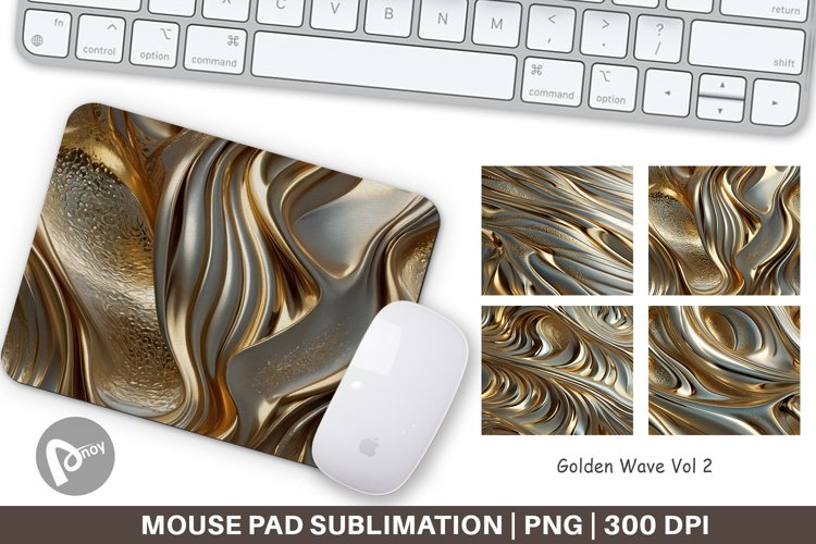 Mouse Pad Golden Wave (5000447)