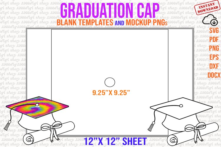 Graduation Cap Templates | Design Bundles