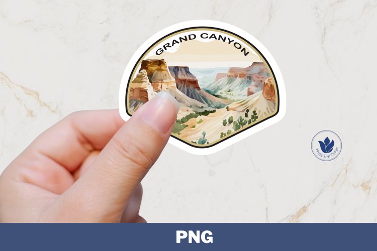 Grand Canyon National Park PNG Sticker Design