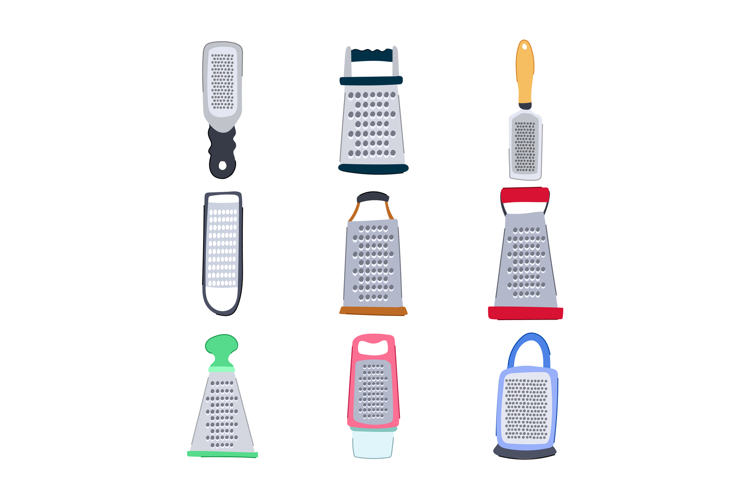 grater set cartoon