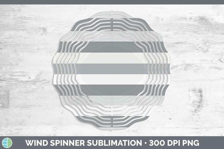 Gray Wind Spinner | Sublimation Spinner Designs