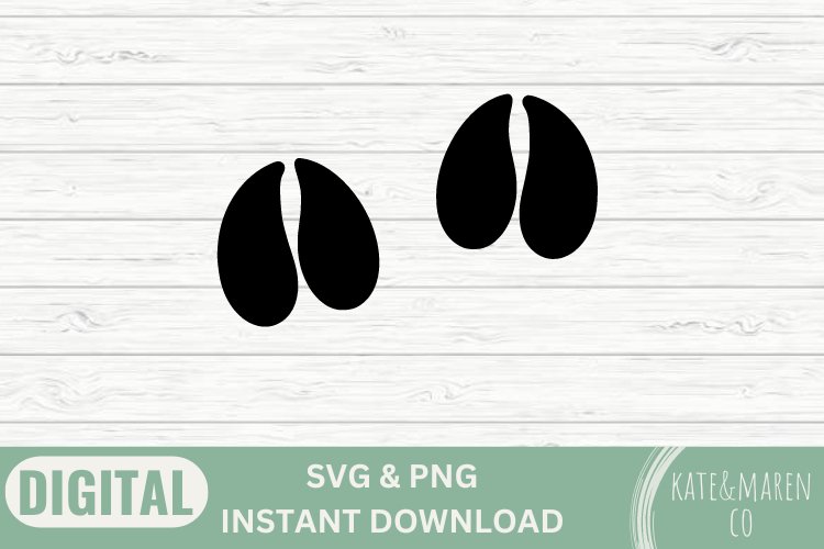 Cow Hoof SVG | Heifer SVG | Cow Print SVG | Hoof Print SVG