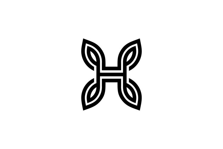 letter H initial logo (1728394)