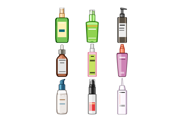 hair serum set cartoon (6565991)