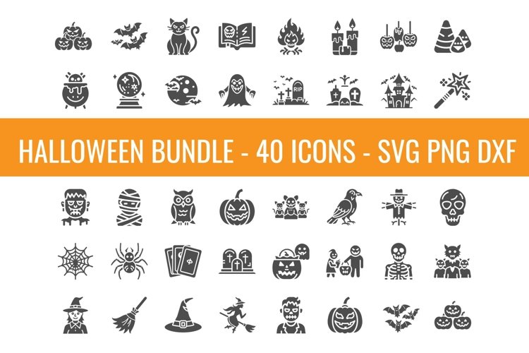 halloween-themed icons