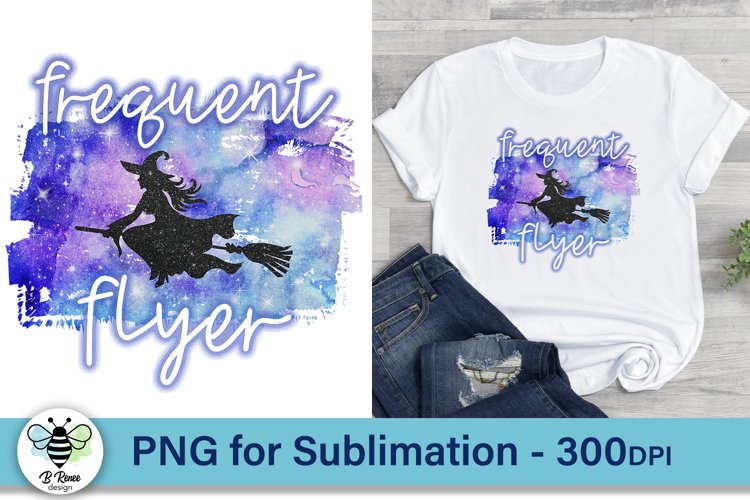 Halloween Frequent Flyer Sublimation Design