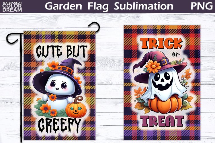 Halloween Garden Flag | Ghost Garden Flag (4573759)