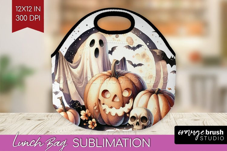 Ghost Lunch Bag - Halloween Ghost Lunch Bug PNG (4867663)