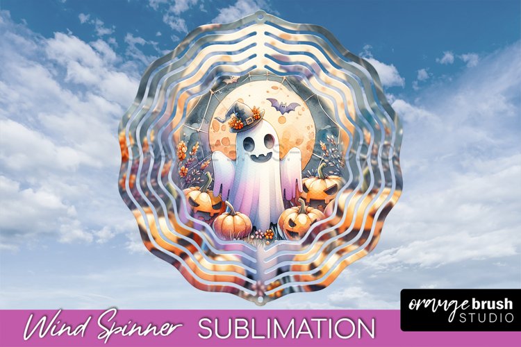 Cute Ghost Wind Spinner - Halloween Wind Spinner (4375011)