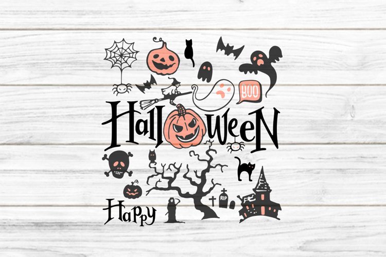 Halloween mix SVG DXF Cutting File (2164110)