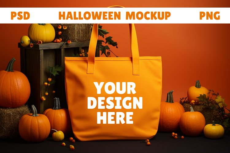 Halloween Mockup PSD PNG