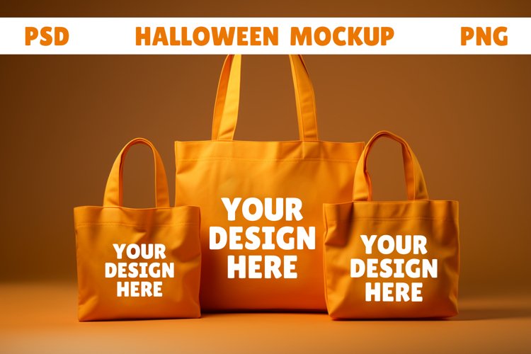 Halloween Mockup PSD PNG