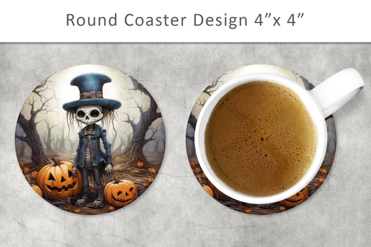 Halloween Skeleton Coaster, halloween magnet