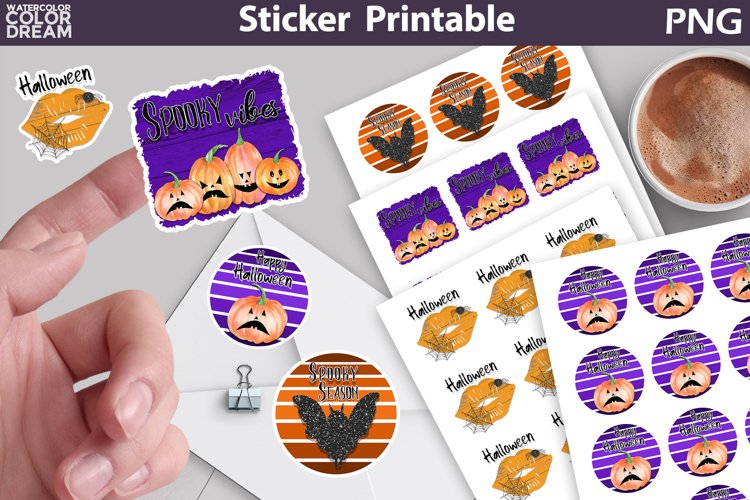 Halloween Sticker Printable | Halloween Sticker (4021488)