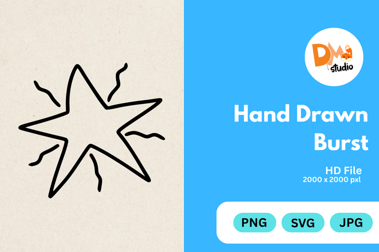 Hand Drawn Burst (5751827)