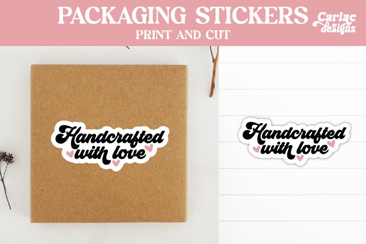 Packaging Stickers, Handcrafted With Love