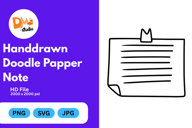 Handdrawn Doodle Papper Note (5757800)