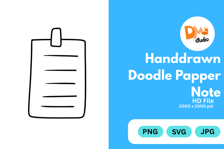 Handdrawn Doodle Papper Note (5757753)
