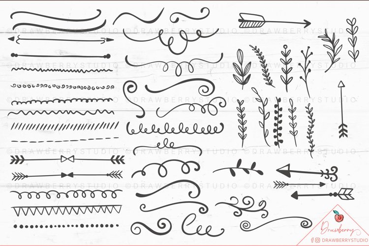 Doodle svg Bundle, hand drawn svg,Design Elements SV166