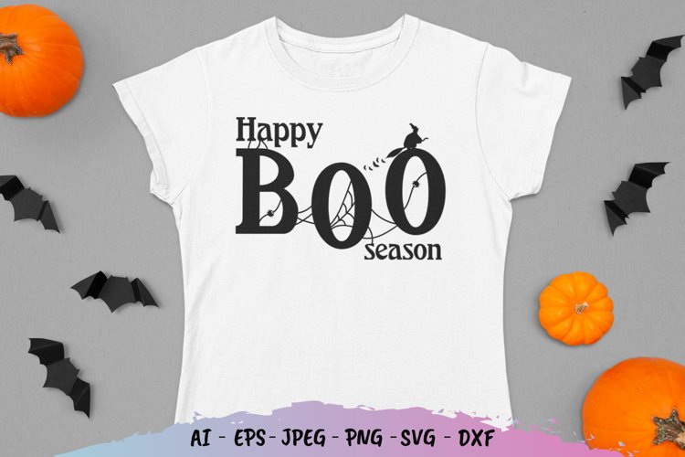 Happy Boo Season SVG File