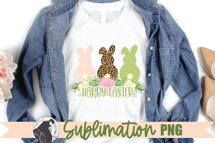 Happy Easter Bunnies Sublimation