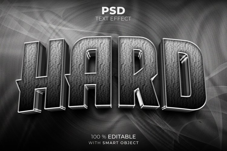 Hard 3D editable text effect (2113852)